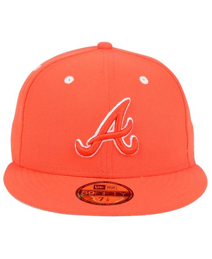 New Era Atlanta Braves Pantone Collection 59FIFTY Cap - Macy's