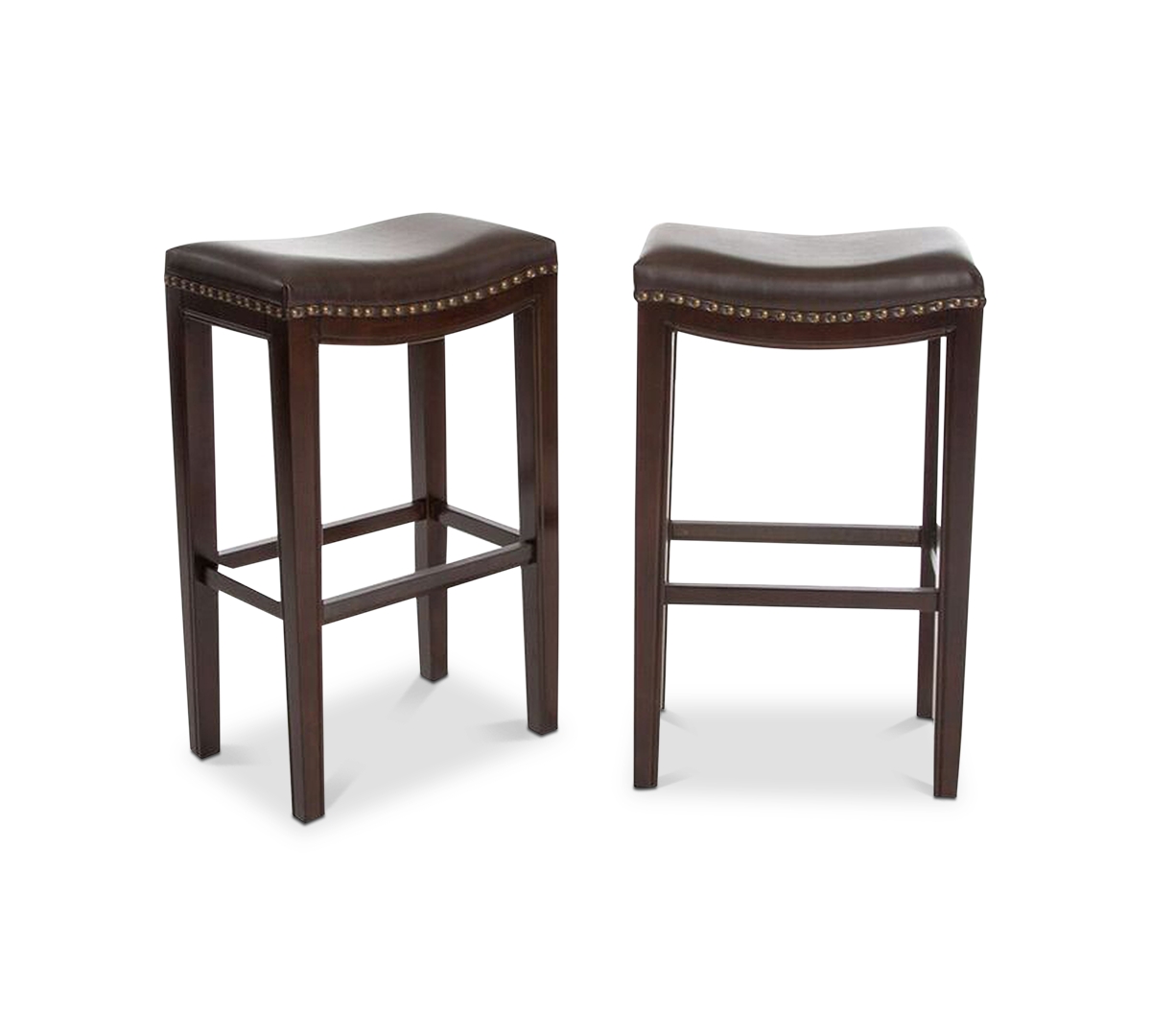 Click here for Edley Backless Bar Stool (Set of 2) - Brown prices