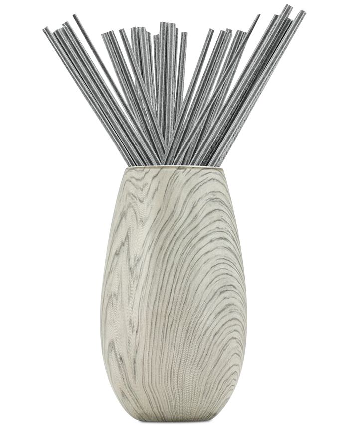 Joy Mangano Forever Fragrant Seaside Willow Sticks, 20-Ct. & Vase - Macy's