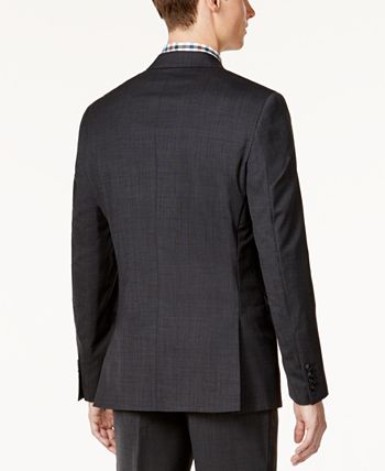 Bar III Dark Charcoal Slim-Fit Jacket - Macy's
