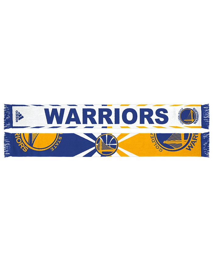 adidas Golden State Warriors Jacquard Wordmark Scarf - Macy's