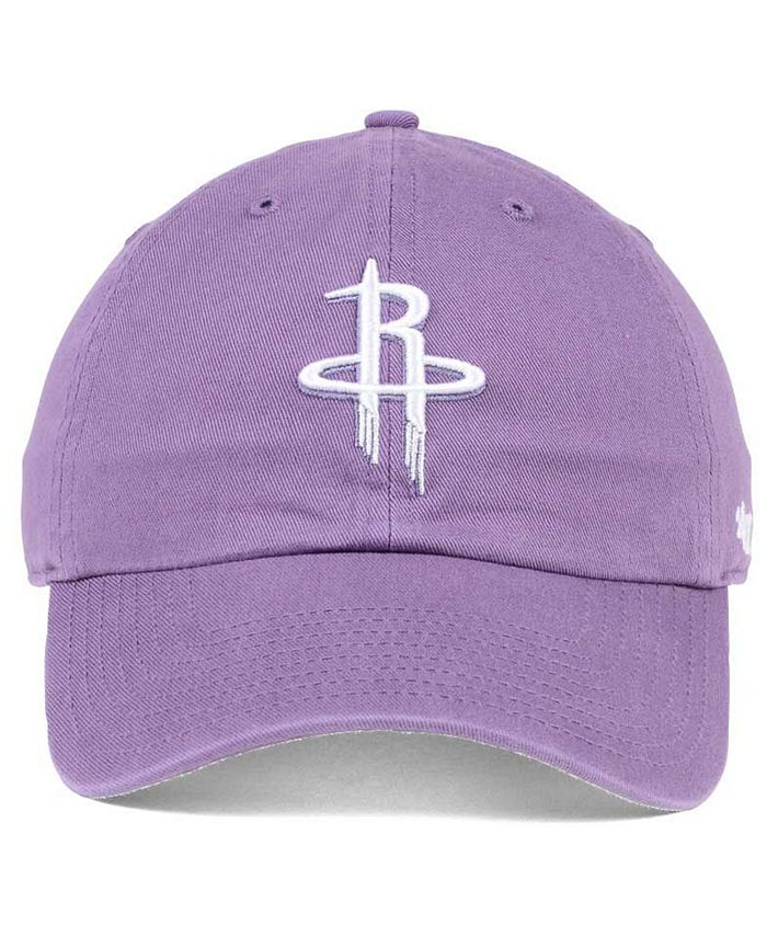'47 Brand Houston Rockets Pastel Rush CLEAN UP Cap - Macy's