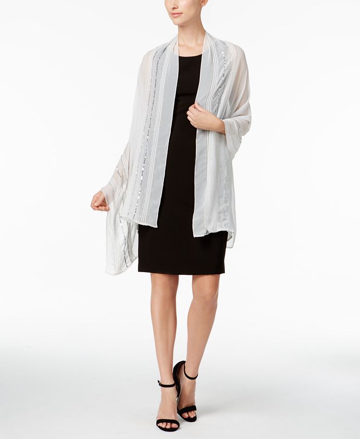 INC International Concepts I.N.C. Embellished Lines Wrap, Created for ...