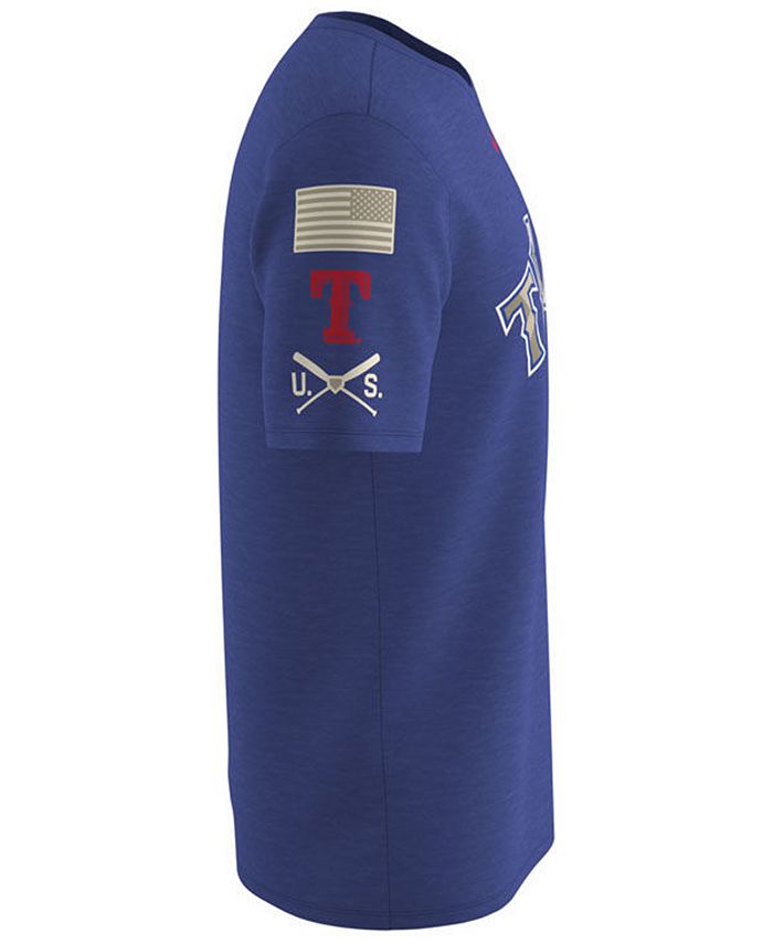 Nike Men's Texas Rangers Memorial Camo Pack T-shirt - Macy's