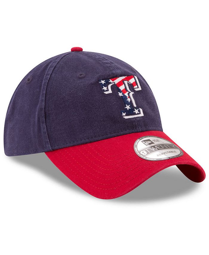 New Era Texas Rangers Stars & Stripes 9TWENTY Strapback Cap - Macy's