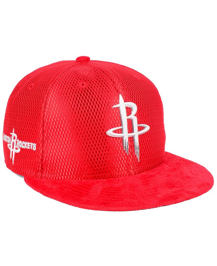 New Era Houston Rockets On-Court Collection Draft 9FIFTY Snapback Cap ...