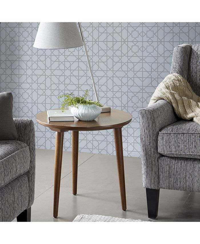 Furniture Mid Mod Round End Table, Quick Ship - Macy's