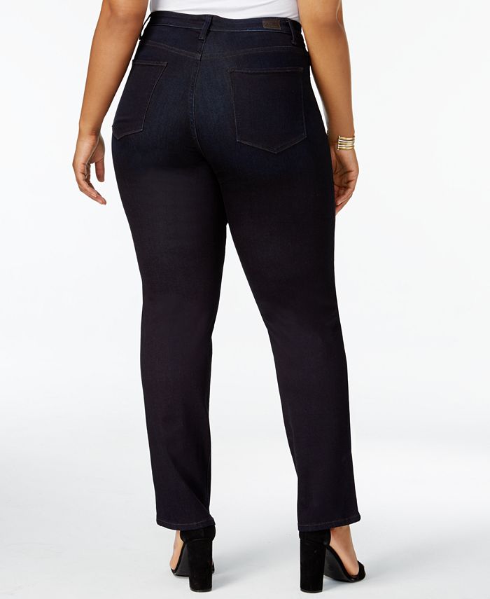 Lee Platinum Plus Size Gwen Straight-Fit Jeans, Created for Macy's - Macy's