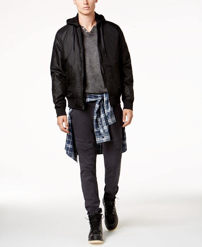 American Rag Men's Quilted Bomber Jacket, Created for Macy's - Macy's