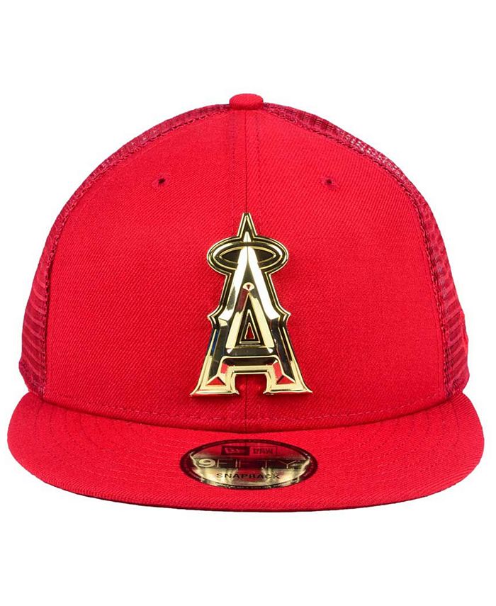 New Era Los Angeles Angels Color Metal Mesh Back 9FIFTY Cap - Macy's