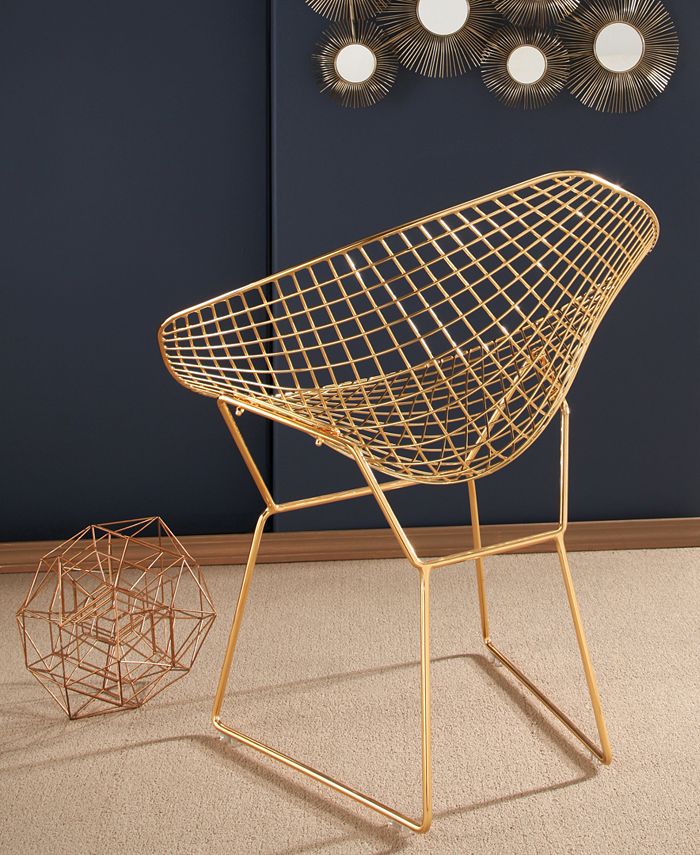 Abbyson Living Alessa Iron Accent Chair, Quick Ship - Macy's