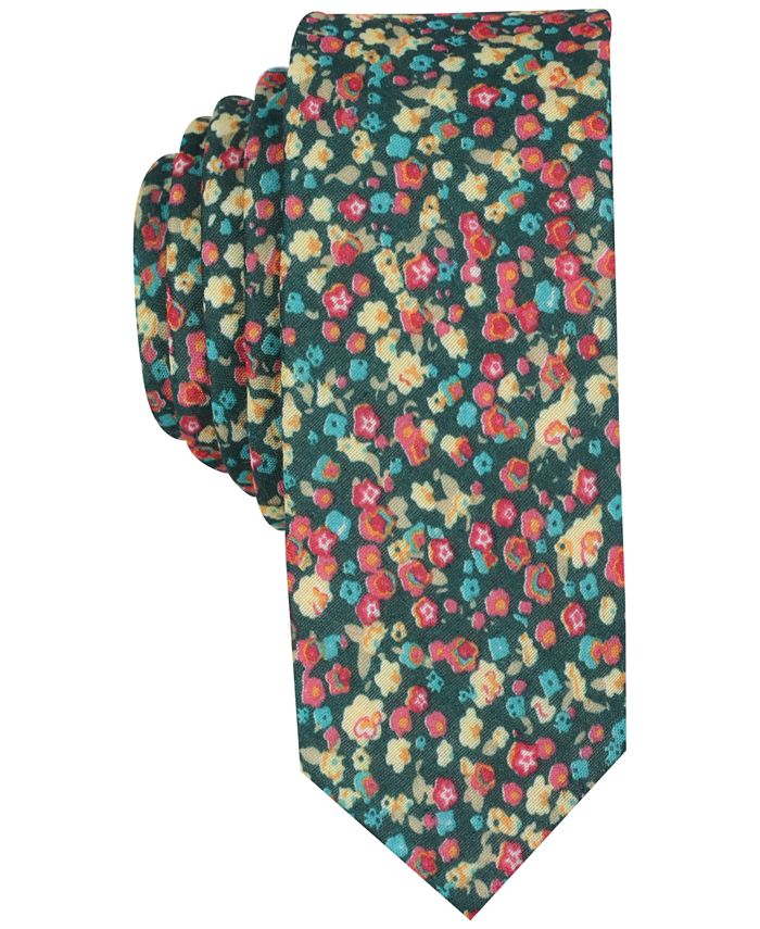 Original Penguin Men's Gayle Floral Skinny Tie - Macy's
