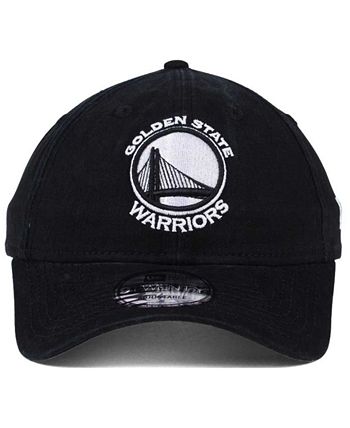 New Era Golden State Warriors Black White 9TWENTY Cap - Macy's