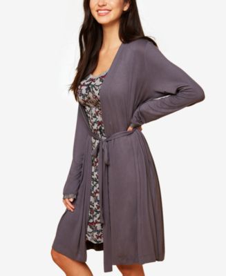 Motherhood Maternity Bump In The Night Nursing Robe - Macy's