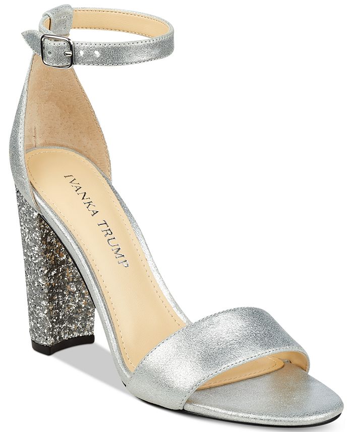 Ivanka Trump Emalyn Block-Heel Sandals - Macy's
