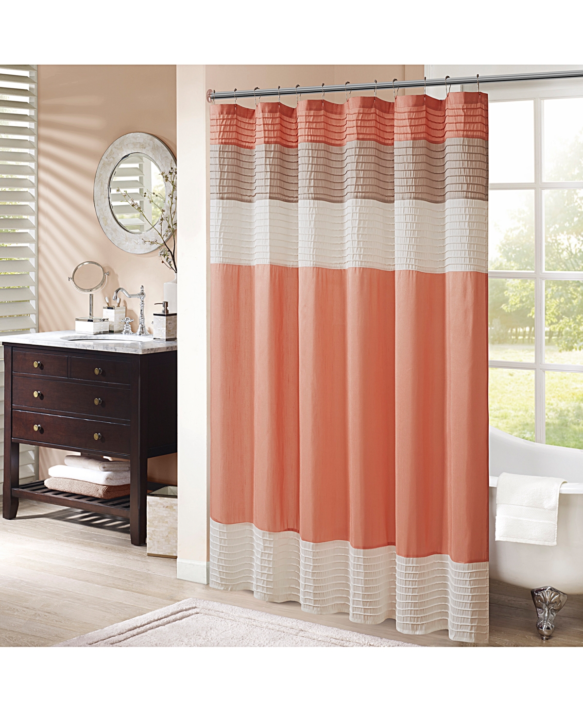 Click here for Madison Park Amherst Shower Curtain  72 x 72 - Cor... prices