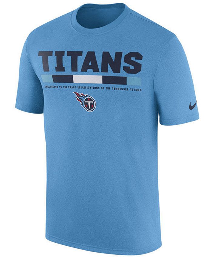 Nike Men's Tennessee Titans Legend Staff T-Shirt - Macy's