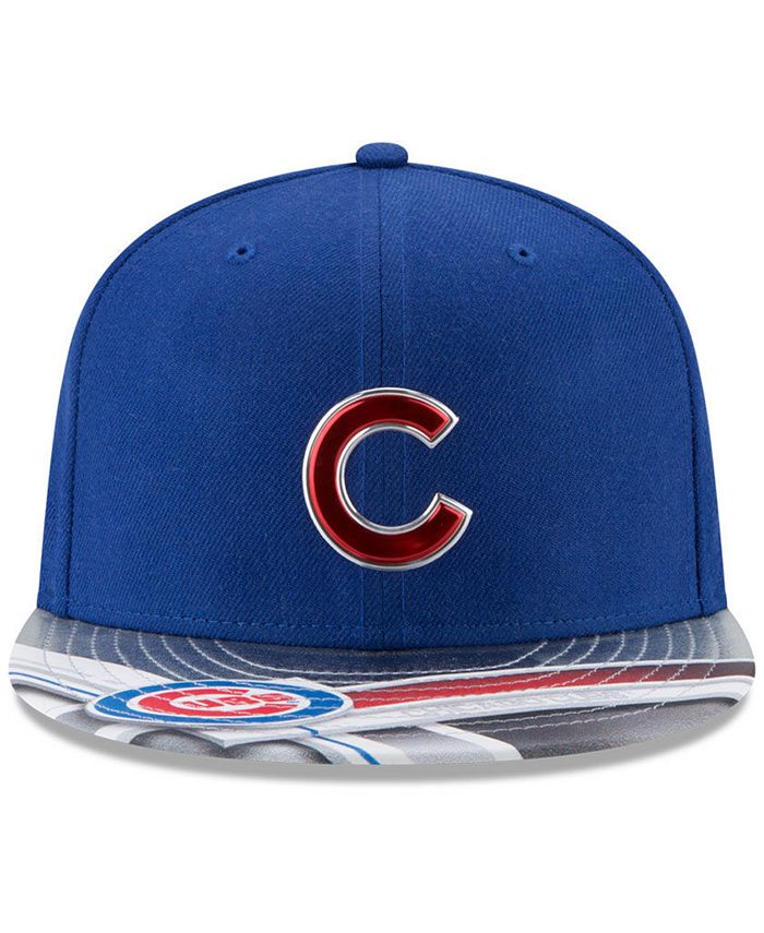 New Era Chicago Cubs X Topps Chrome 9FIFTY Snapback Cap - Macy's