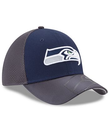New Era Seattle Seahawks Visor Hit 39THIRTY Cap - Macy's