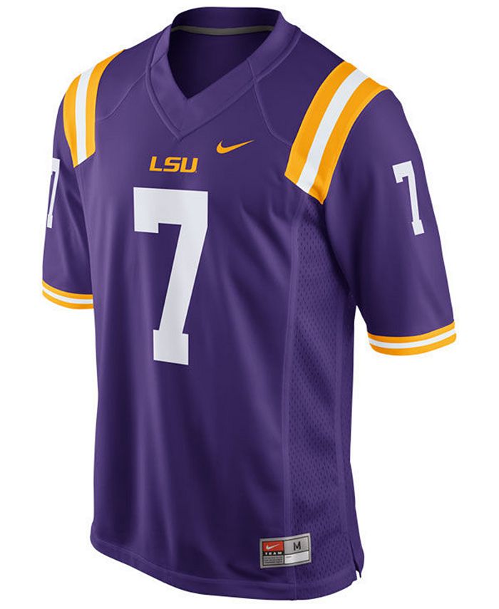 Nike Men's LSU Tigers Replica Football Game Jersey - Macy's