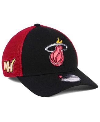 New Era Miami Heat On Court 39THIRTY Cap - Macy's
