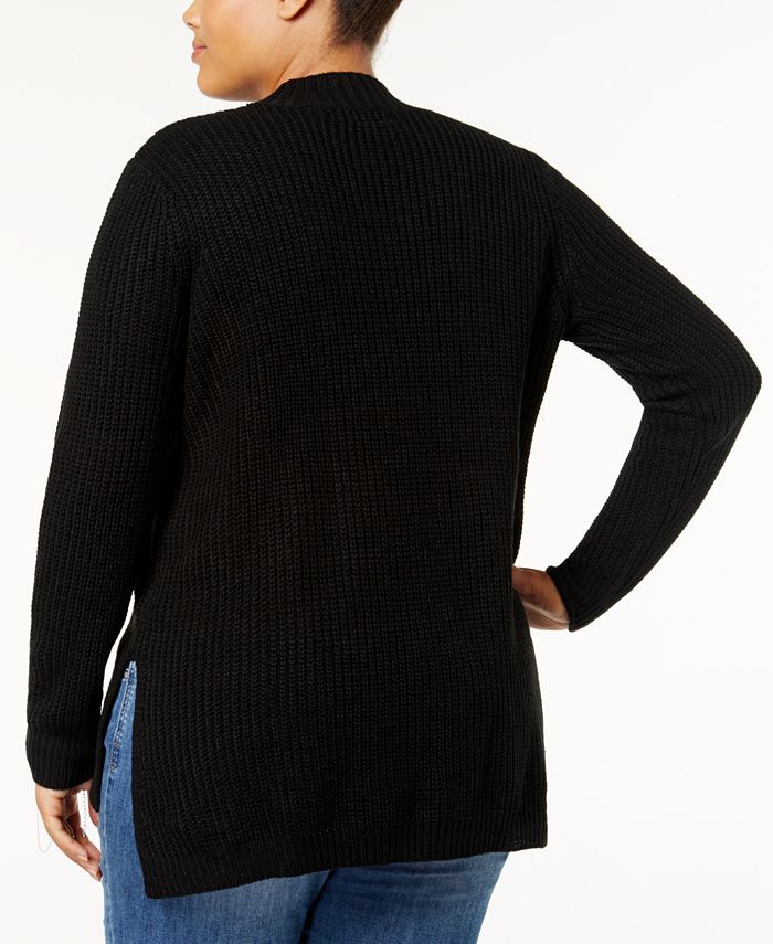 Planet Gold Trendy Plus Size Choker Sweater - Macy's