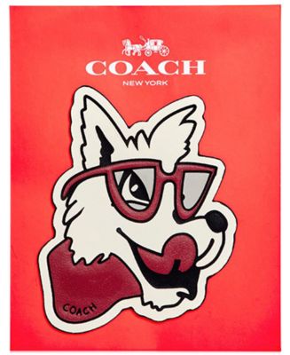 COACH Classic Wolf Sticker - Macy's
