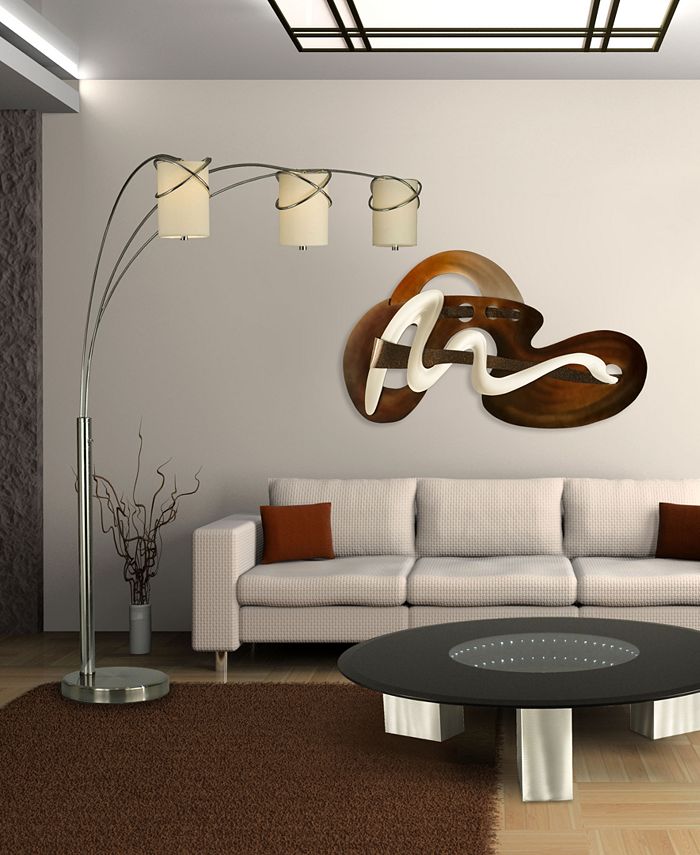 Nova Lighting Internal 3-Arc Floor Lamp - Macy's