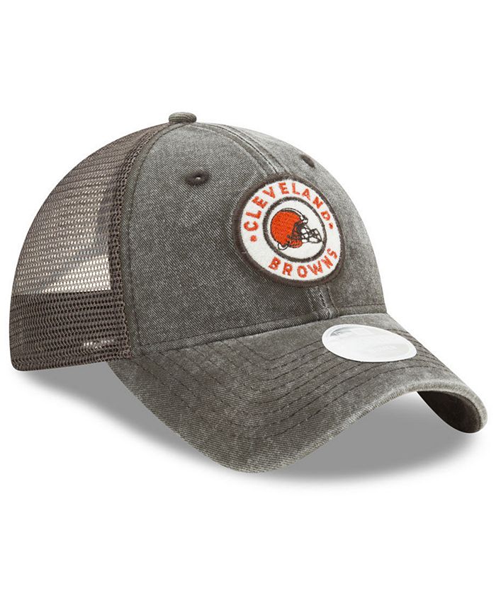 New Era Women's Cleveland Browns Perfect Patch 9TWENTY Snapback Cap ...