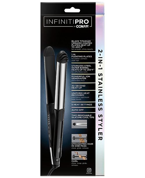 Conair CLOSEOUT! Infiniti Pro by 2-in-1 Styler & Reviews - Hair Care ...
