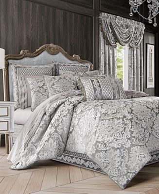 J Queen New York Bel Air Silver Comforter Sets - Macy's