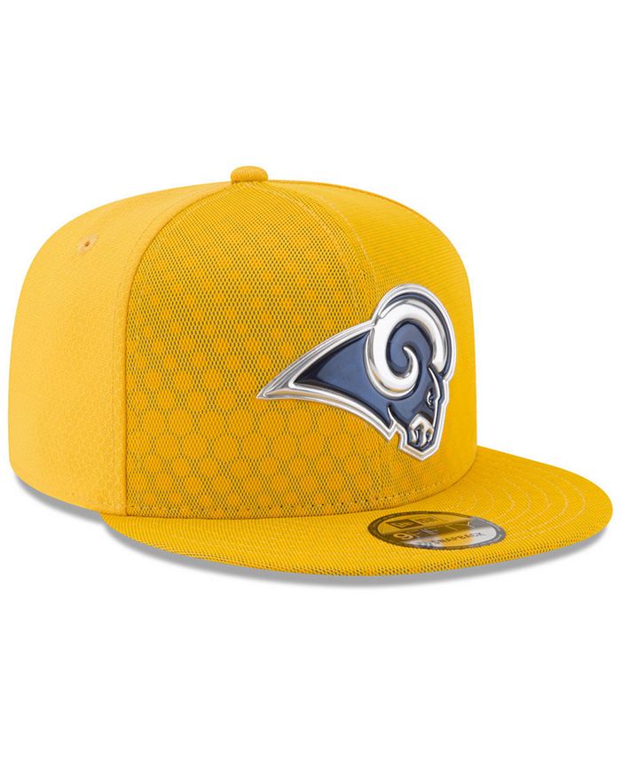 New Era Los Angeles Rams On Field Color Rush 9FIFTY Snapback Cap - Macy's