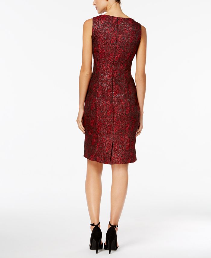 Kasper Brocade Sheath Dress - Macy's