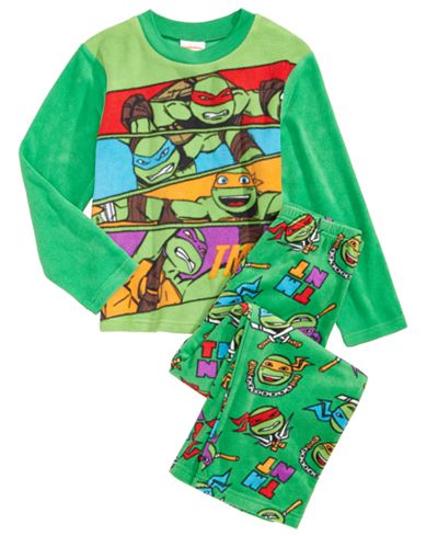 Teenage Mutant Ninja Turtles 2-Pc. Pajama Set, Little Boys & Big Boys ...