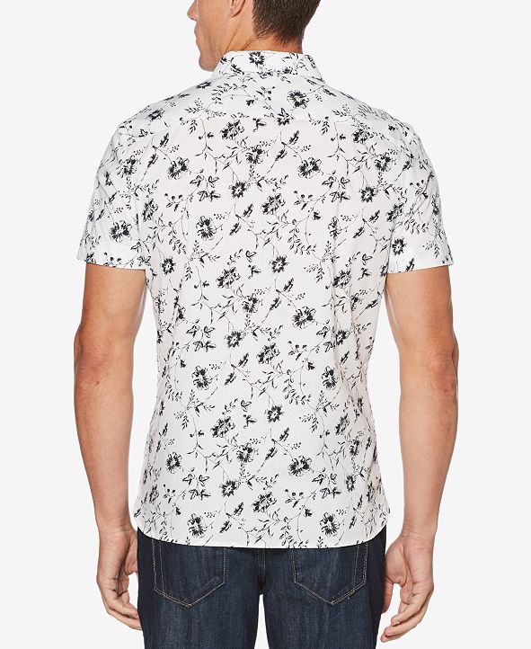 Perry Ellis Men's Floral-Print Shirt & Reviews - Casual Button-Down ...