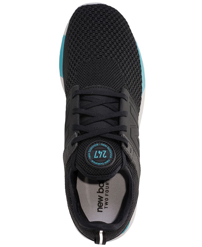 New Balance Men's 247 Knit Casual Sneakers from Finish Line - Macy's