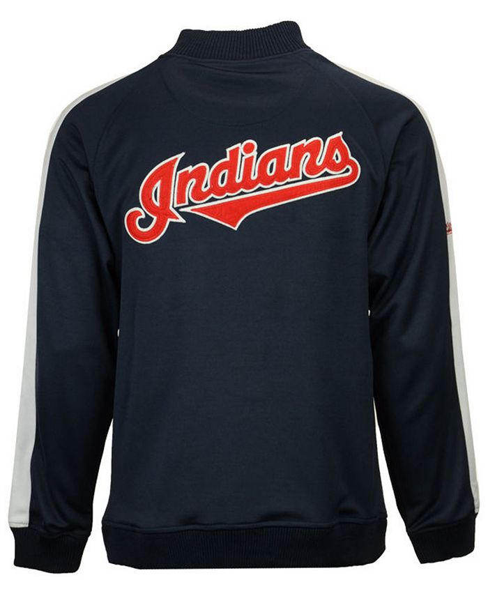 Dynasty Men's Cleveland Indians Poly Ponte Track Jacket - Macy's