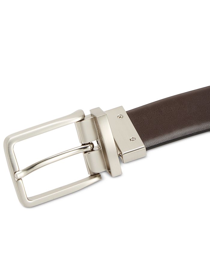 Perry Ellis Men's Reversible Leather Belt - Macy's