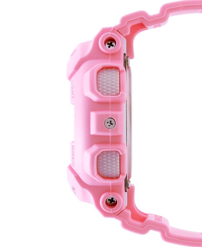Baby-G Women's Analog-Digital Pink Resin Strap Watch 44mm - Macy's