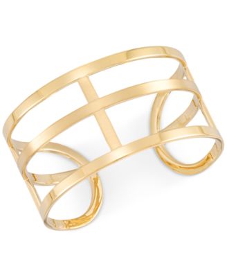 Simone I. Smith Openwork Cuff Bangle Bracelet in 14k Gold over Sterling ...