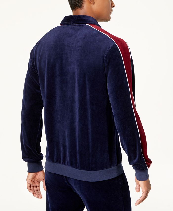 LRG Men's Lifted Velour Track Jacket - Macy's