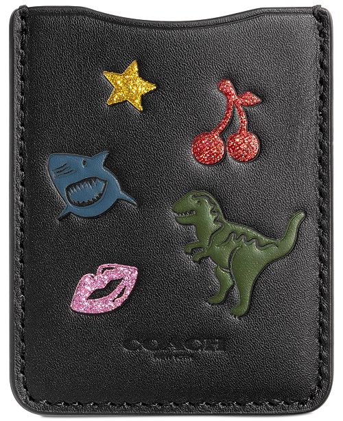 COACH Boxed Phone Pocket Sticker & Reviews - Handbags & Accessories ...