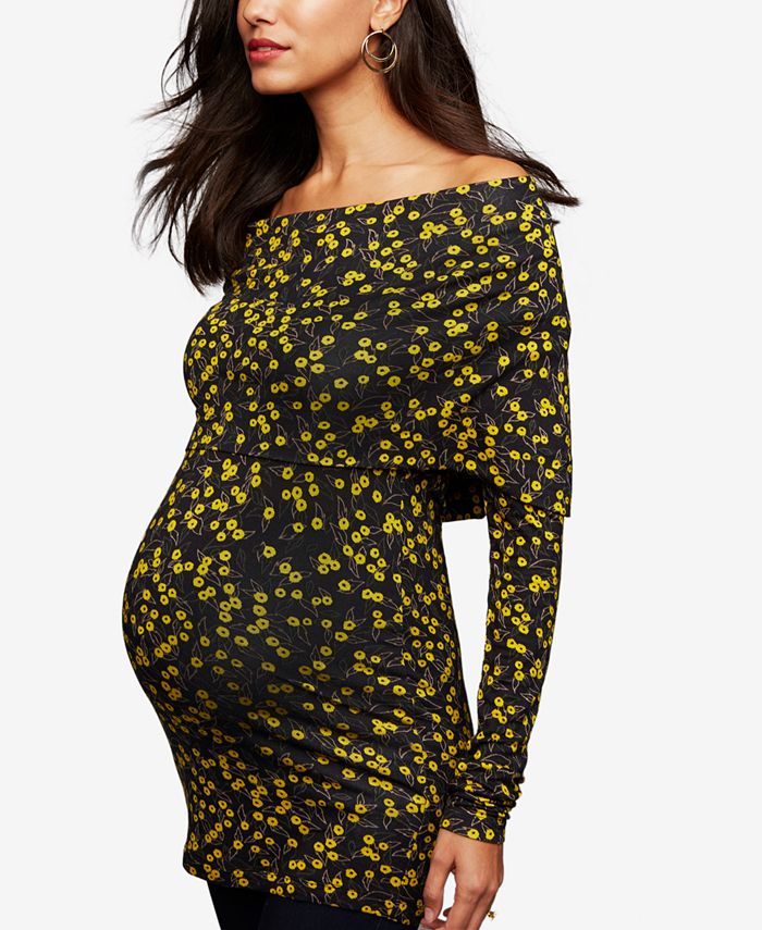 A Pea in the Pod Maternity Off-The-Shoulder Top - Macy's