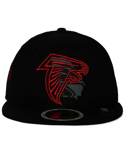 New Era Atlanta Falcons State Flective Metallic 59FIFTY Fitted Cap ...
