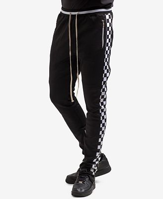 Hudson NYC Men's Checkered Track Pants - Pants - Men - Macy's