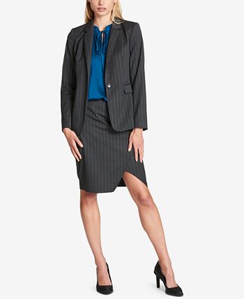 DKNY One Button Blazer - Macy's