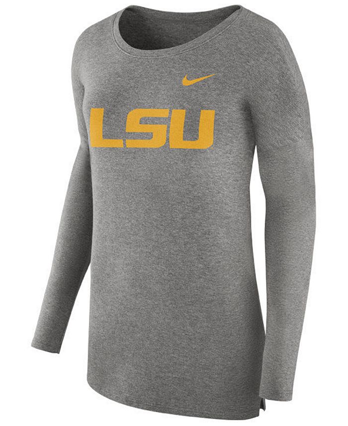Nike Women's LSU Tigers Cozy Long Sleeve T-Shirt - Macy's
