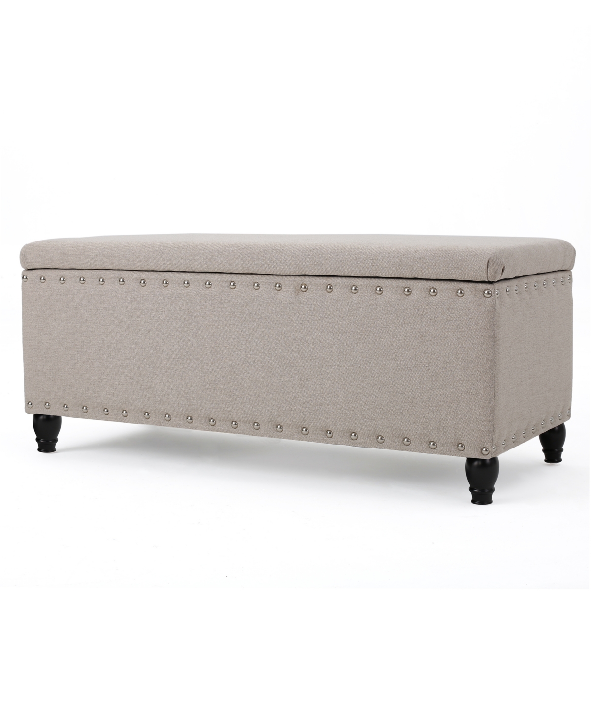 Click here for Vincy Studded Storage Bench - Tan prices