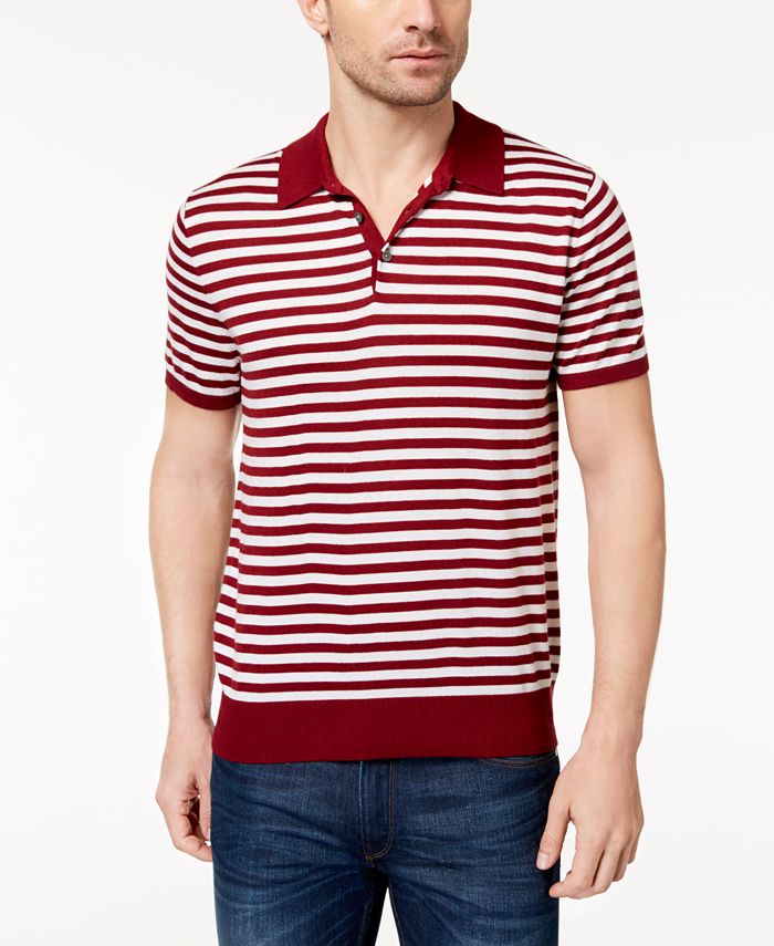 Michael Kors Men's Striped Polo - Macy's