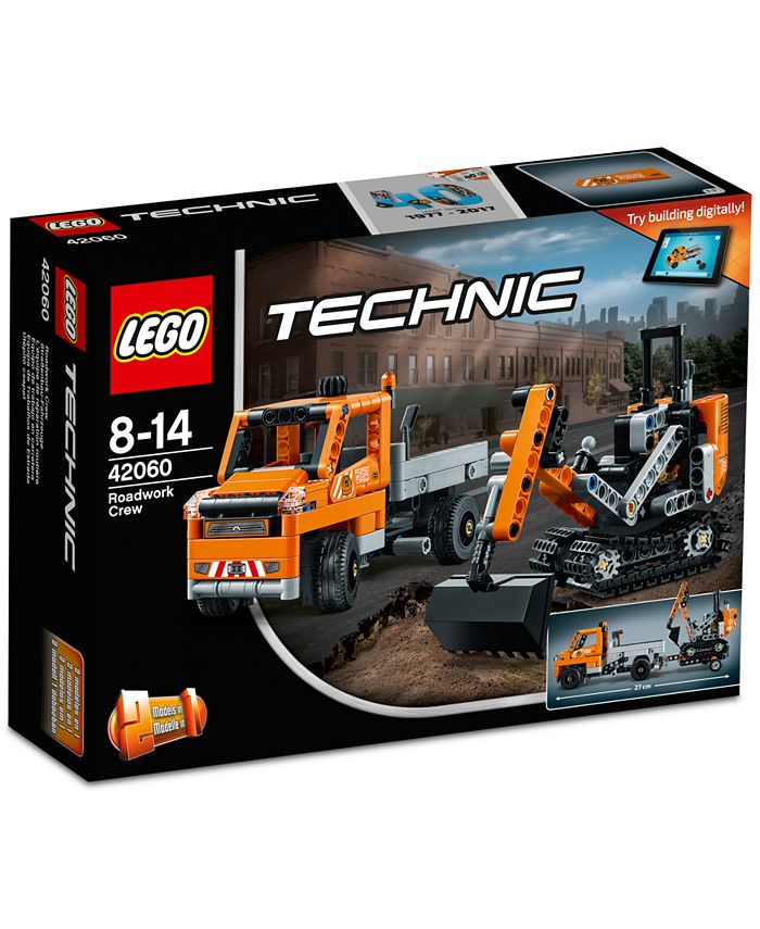 LEGO® 365-Pc. Technic Roadwork Crew Set 42060 - Macy's